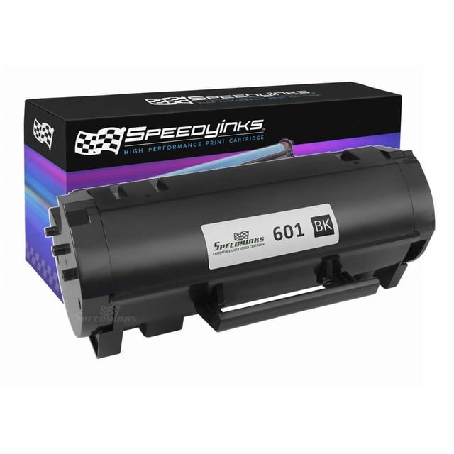 SPEEDYINKS Compatible Toner Cartridge Replacement for Lexmark 601 ...