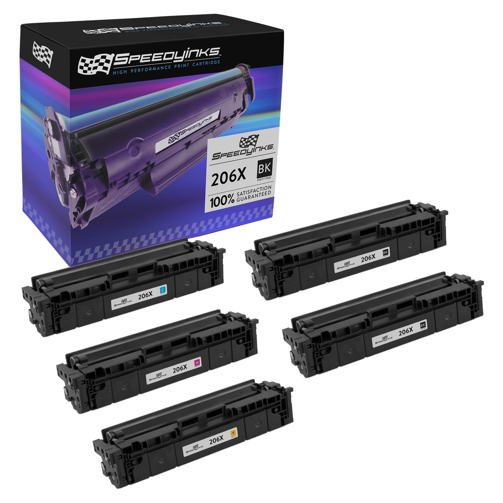 SPEEDYINKS Compatible Toner Cartridge Replacements for HP 206X High ...