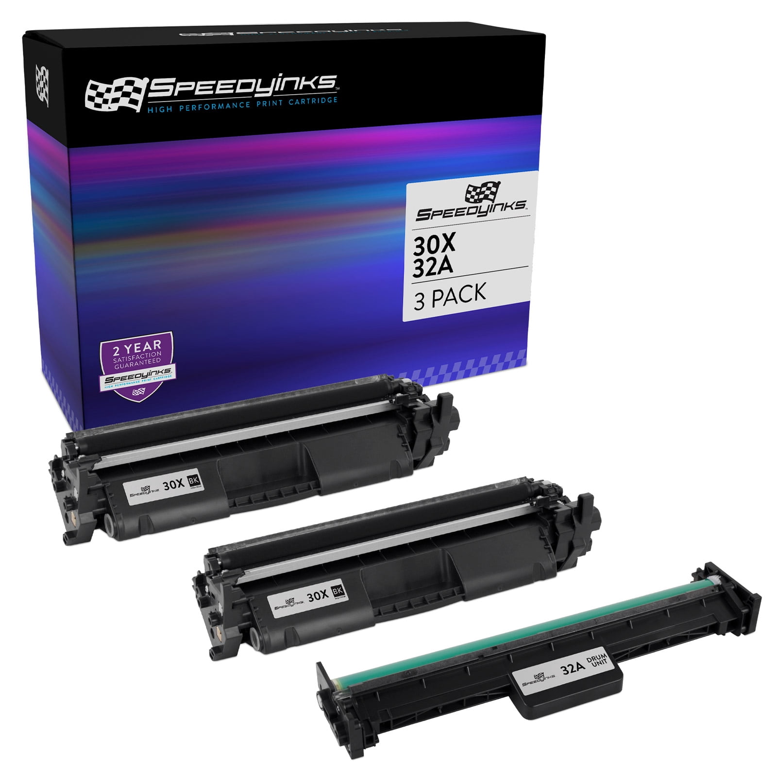 SPEEDYINKS Compatible Toner & Drum Cartridge Replacement for HP 30X ...