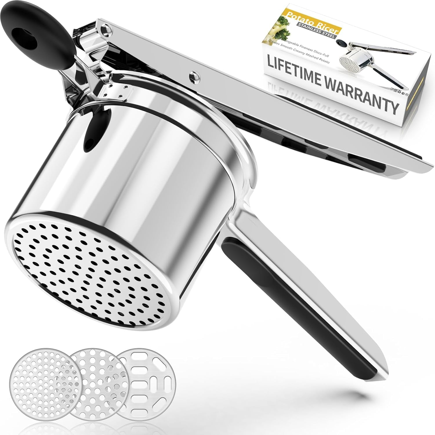 SPEENSUN Potato Ricer, Large 15 oz Potato Masher Make Fluffy Mashed ...