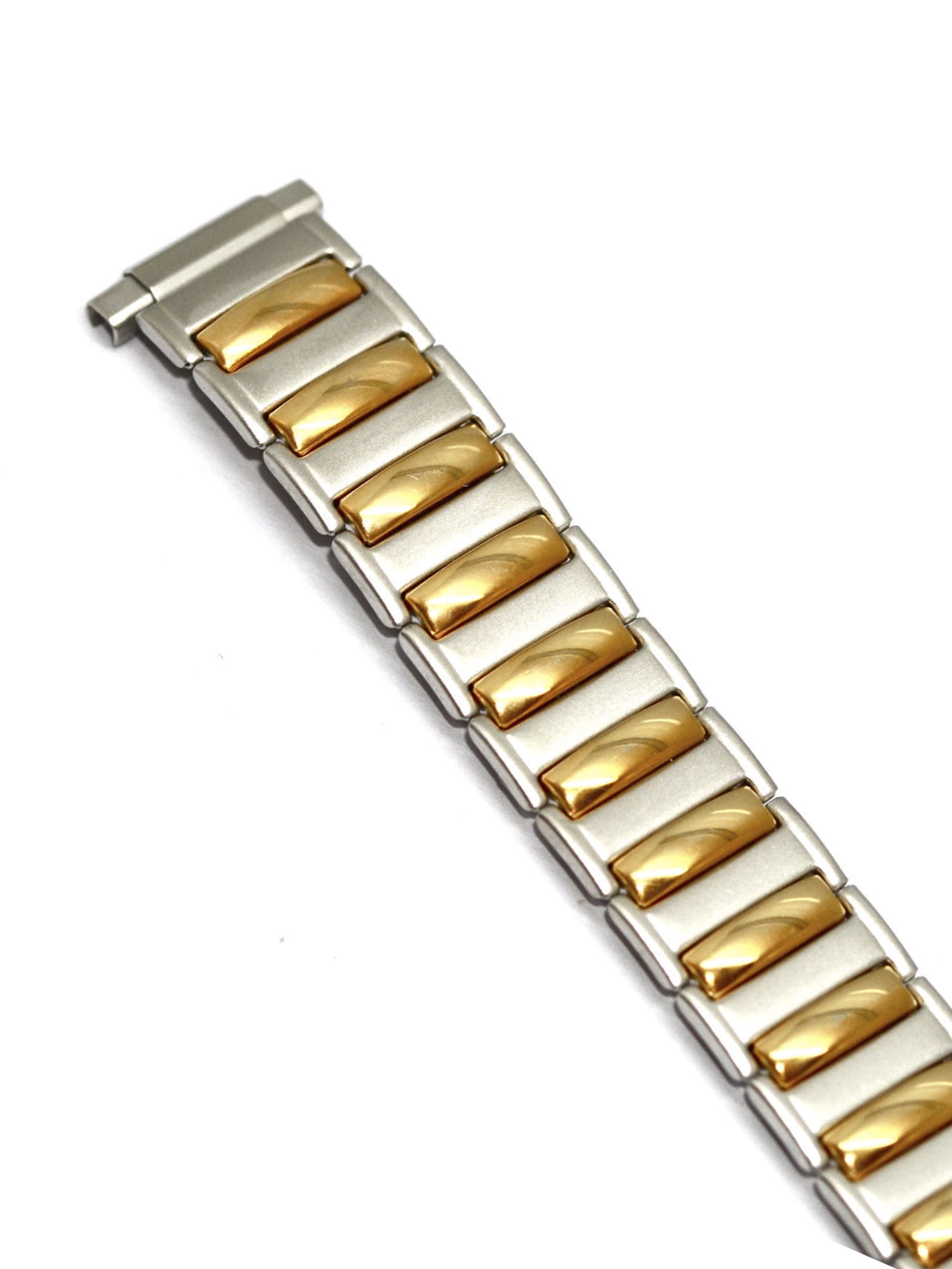 Speidel Two Tone Twist O Flex Expansion Watch Band, Stainless Steel, 10 ...
