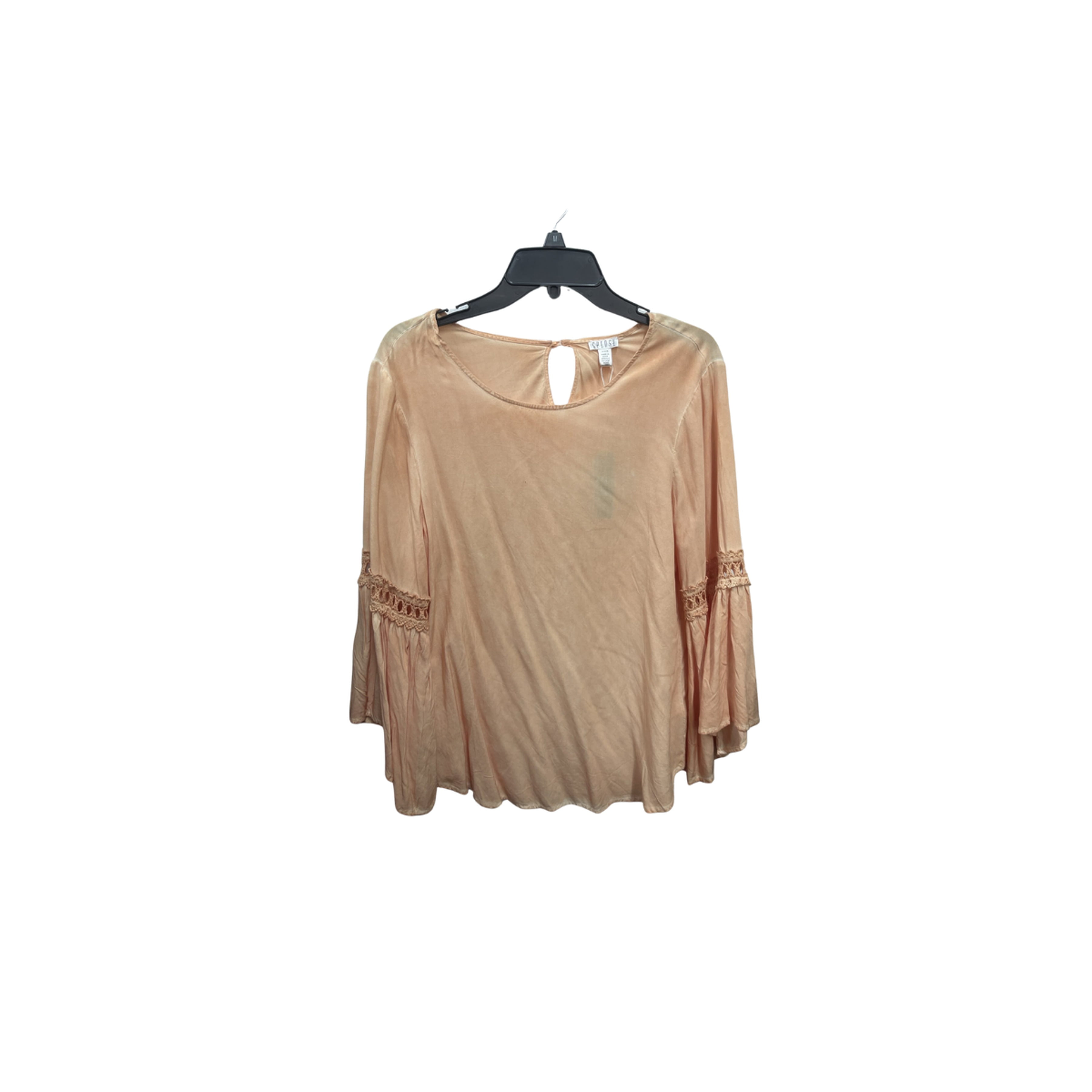 SPENSE Pink Bell Sleeve Top - Women's M - Blouse - Walmart.com