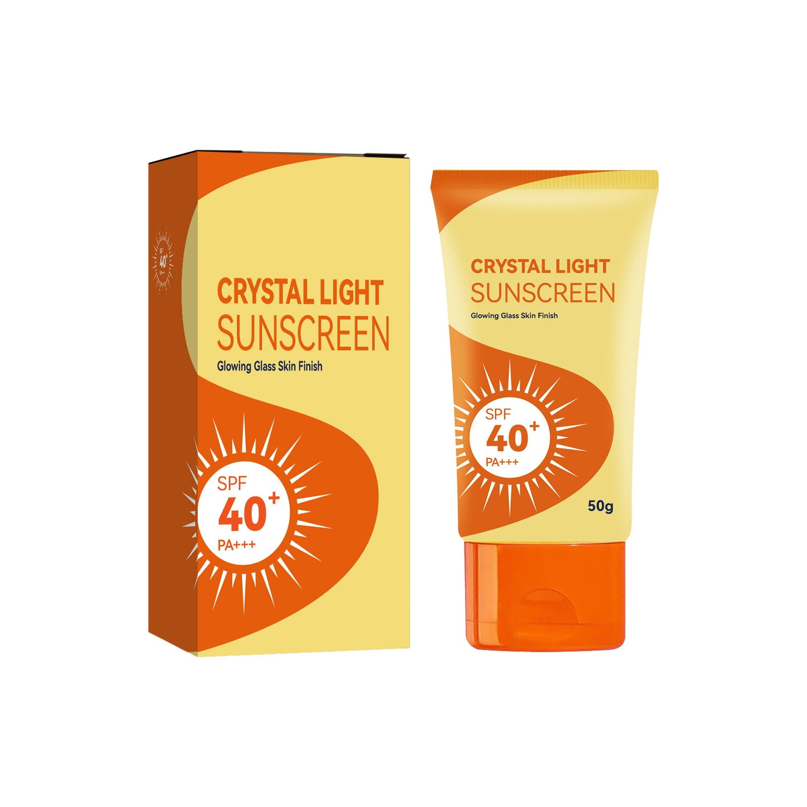 SPF 40 Hydrating Sunscreen Primer Glass Skin Effect Broad Spectrum Blue ...