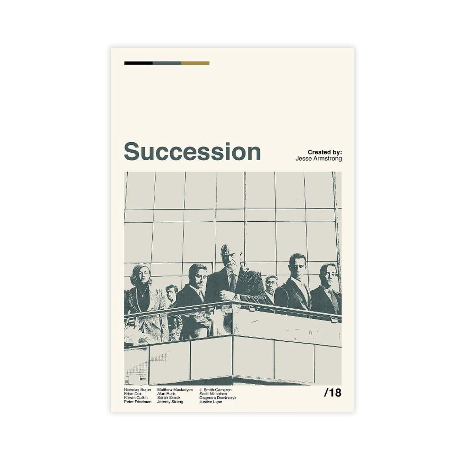 SPFSBDFQ Succession Poster Movie Posters Canvas Poster - Walmart.com
