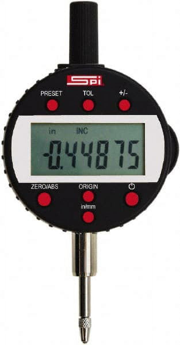 SPI 0 to 1/2" Range, 0.00005" Graduation, Electronic Drop Indicator ...