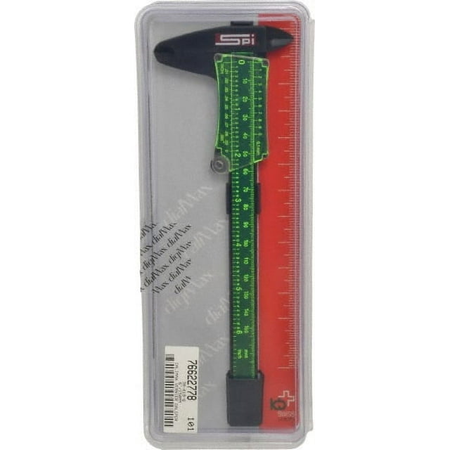 SPI 0 to 6" Super Polymid Vernier Caliper 0.10mm Graduation, 1-1/2" Jaw ...