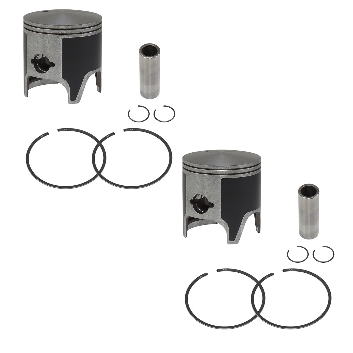 SPI, 09-813, 2 Piston Kits for Yamaha many Phazer & Venture 480 & 500 ...