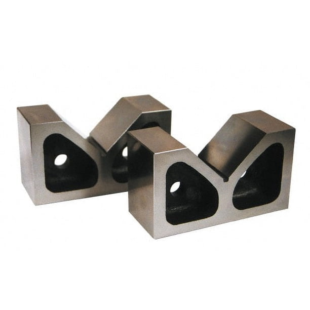 SPI 1" Max Capacity, 90° Angle, Cast Iron V-Block - Walmart Business ...