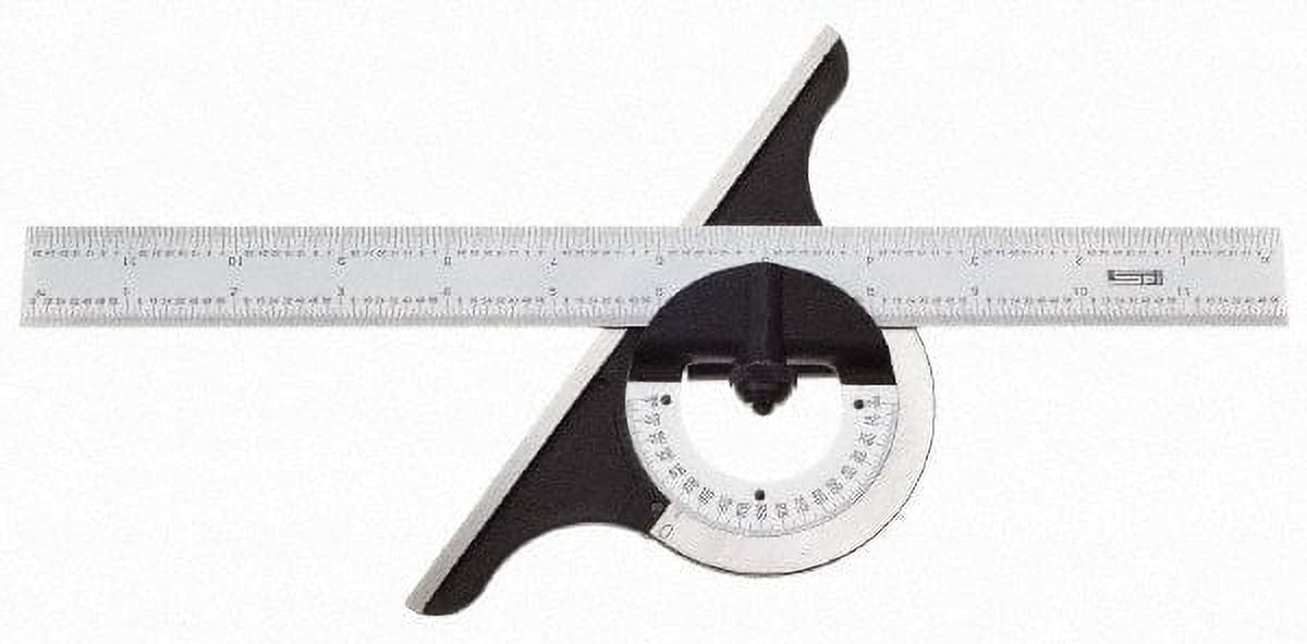 SPI 12 Inch Long Blade, 180° Max Measurement, Bevel Protractor ...