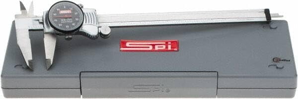 SPI 17-990-3 Calibrated Smooth Dial Caliper: Black Dial, 0" to 8" Range - Walmart.com