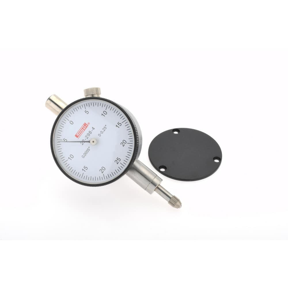 SPI 22-298-4 Deluxe Dial Indicator, 0.25" Max Measurement, 0-25-0 Dial Reading - Walmart.com