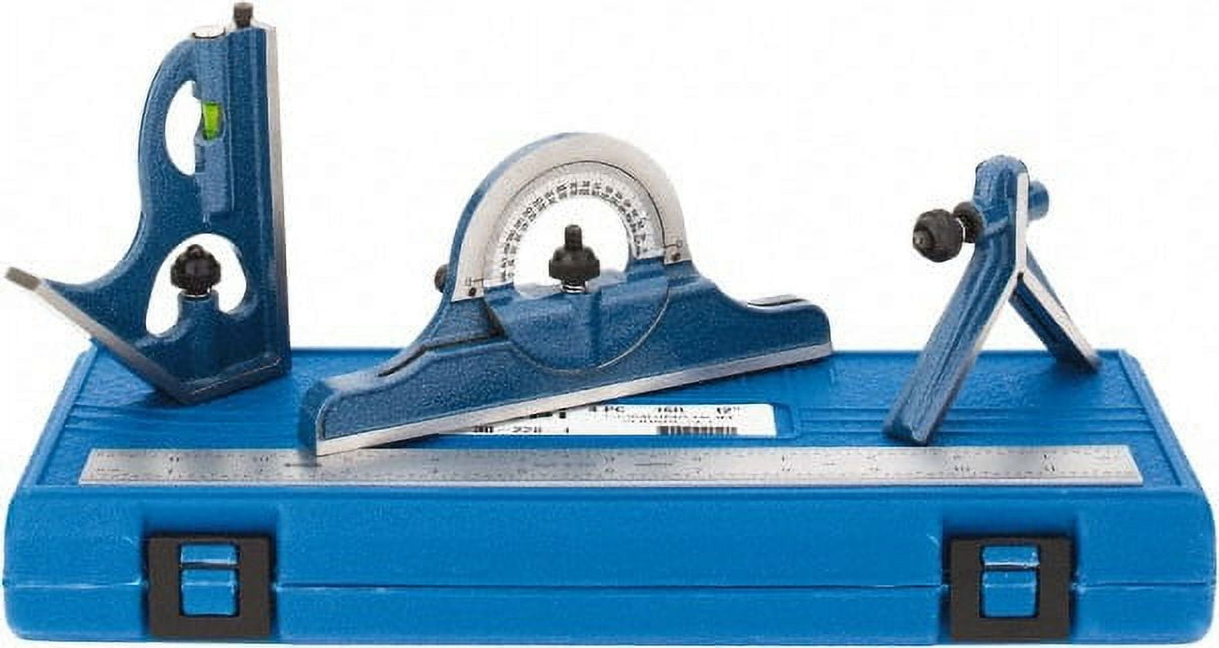 SPI 4 Piece, 12" Combination Square Set 1/100, 1/32, 1/50 & 1/64" (16R ...