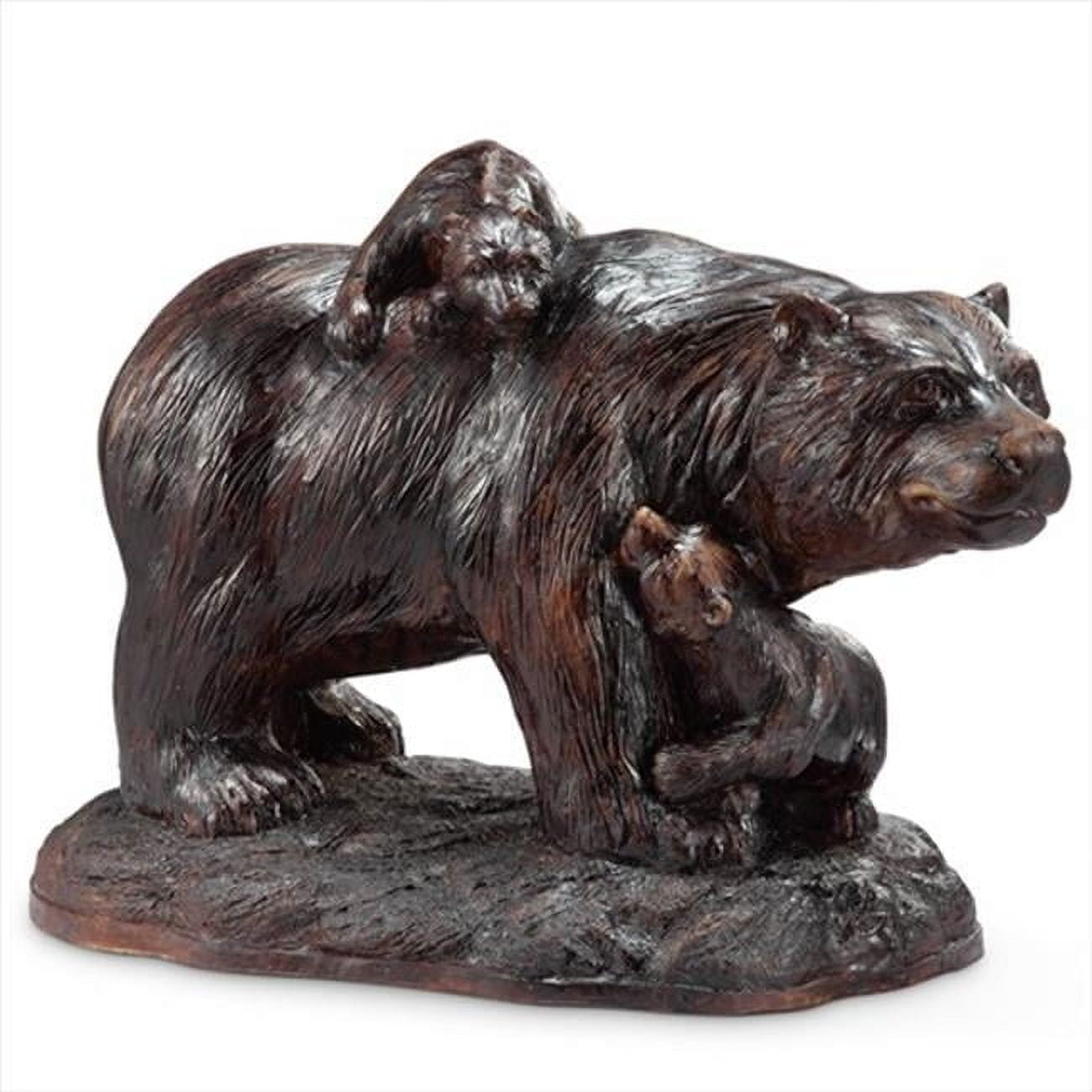 SPI Aluminum Brown Bears Playtime Garden Statue - Walmart.com