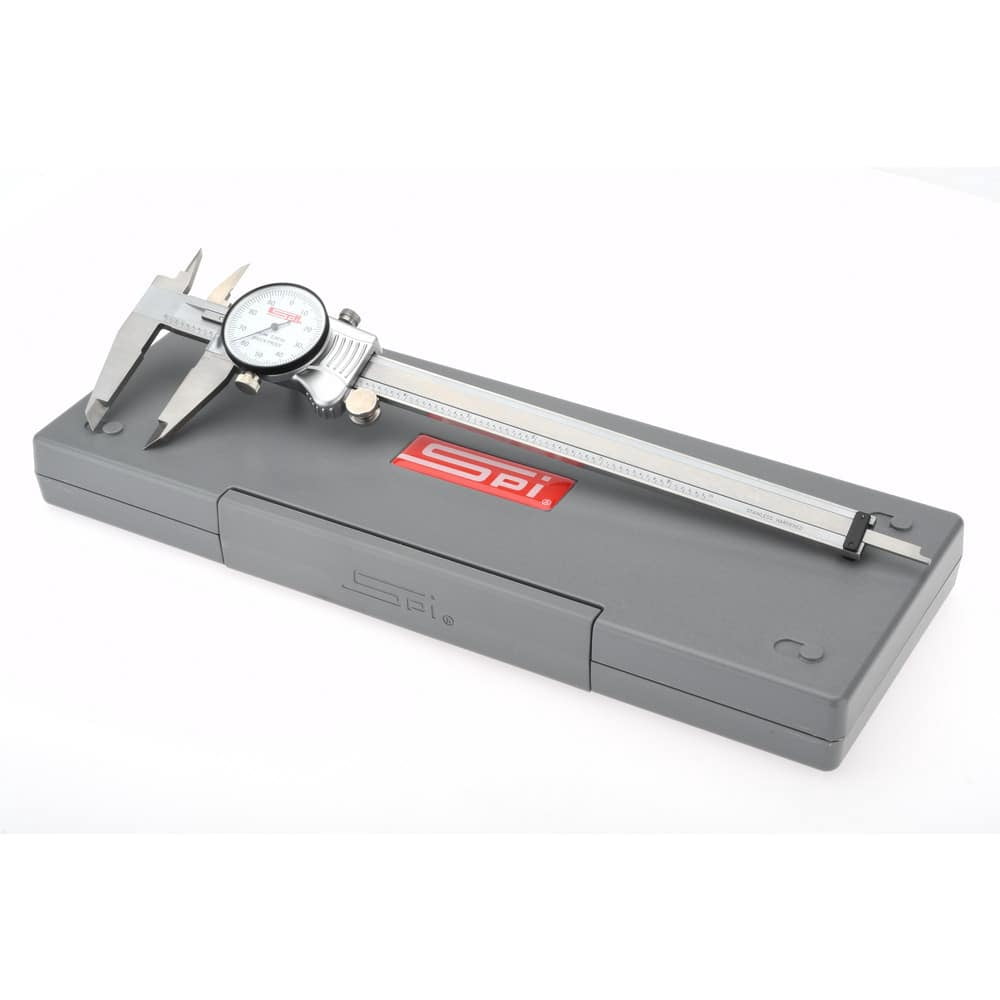 SPI Calibrated Smooth Dial Caliper, 0" to 8" Range, 0.001" Graduation ...