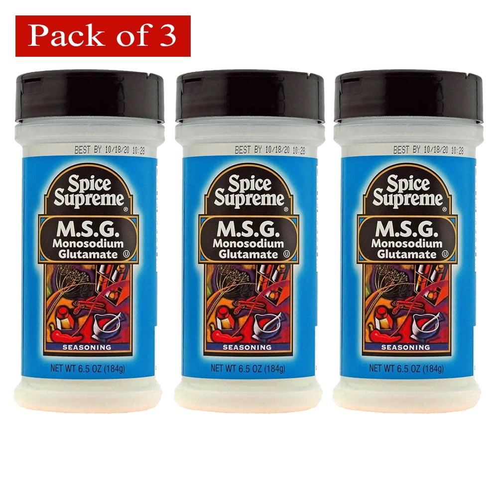SPICE SUPREME MSG (Seasoned Salt) 6.5 Oz - Pack of 3 - Walmart.com