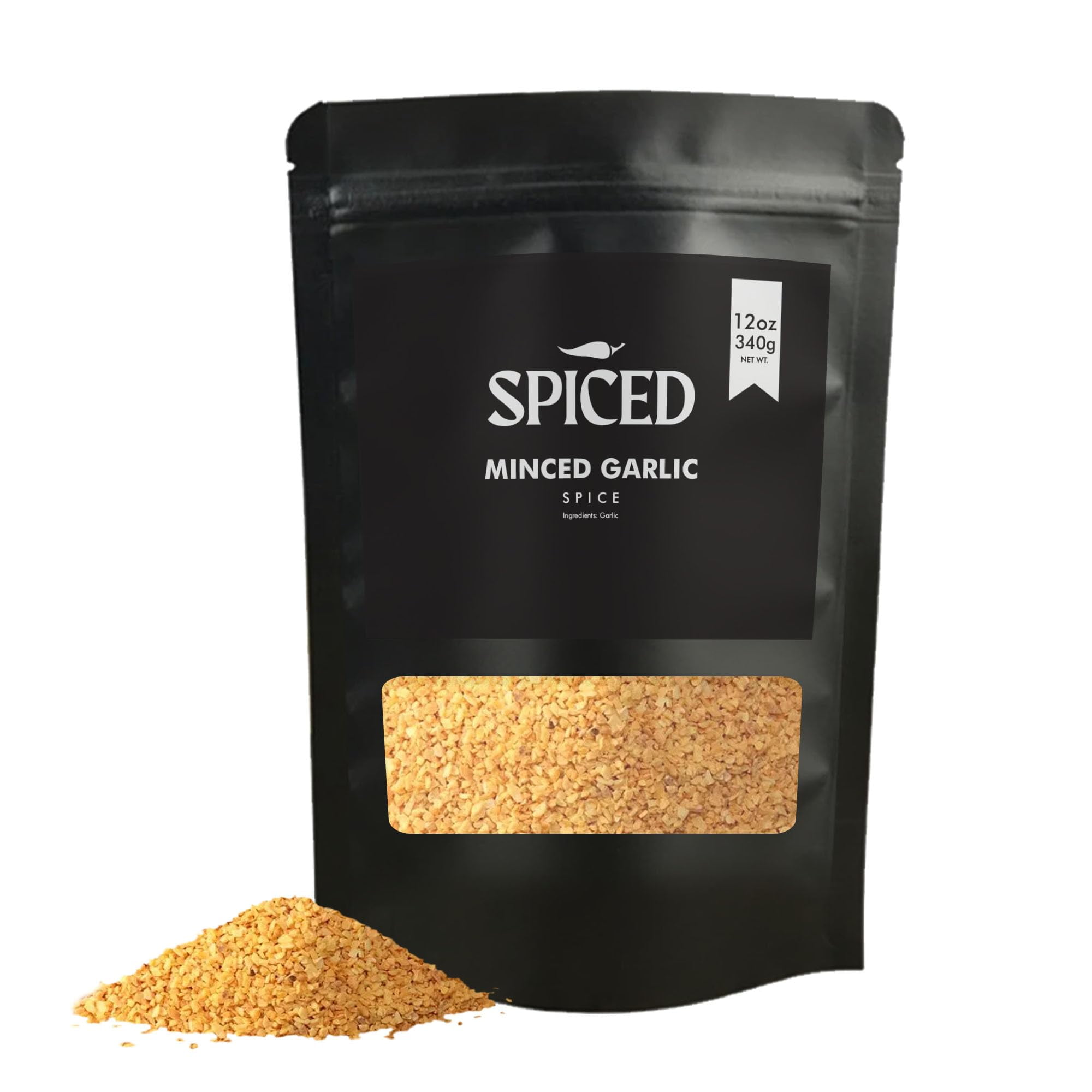 SPICED Dried Minced Garlic STF9 Spice for Seasoning, Cooking, Marinades ...