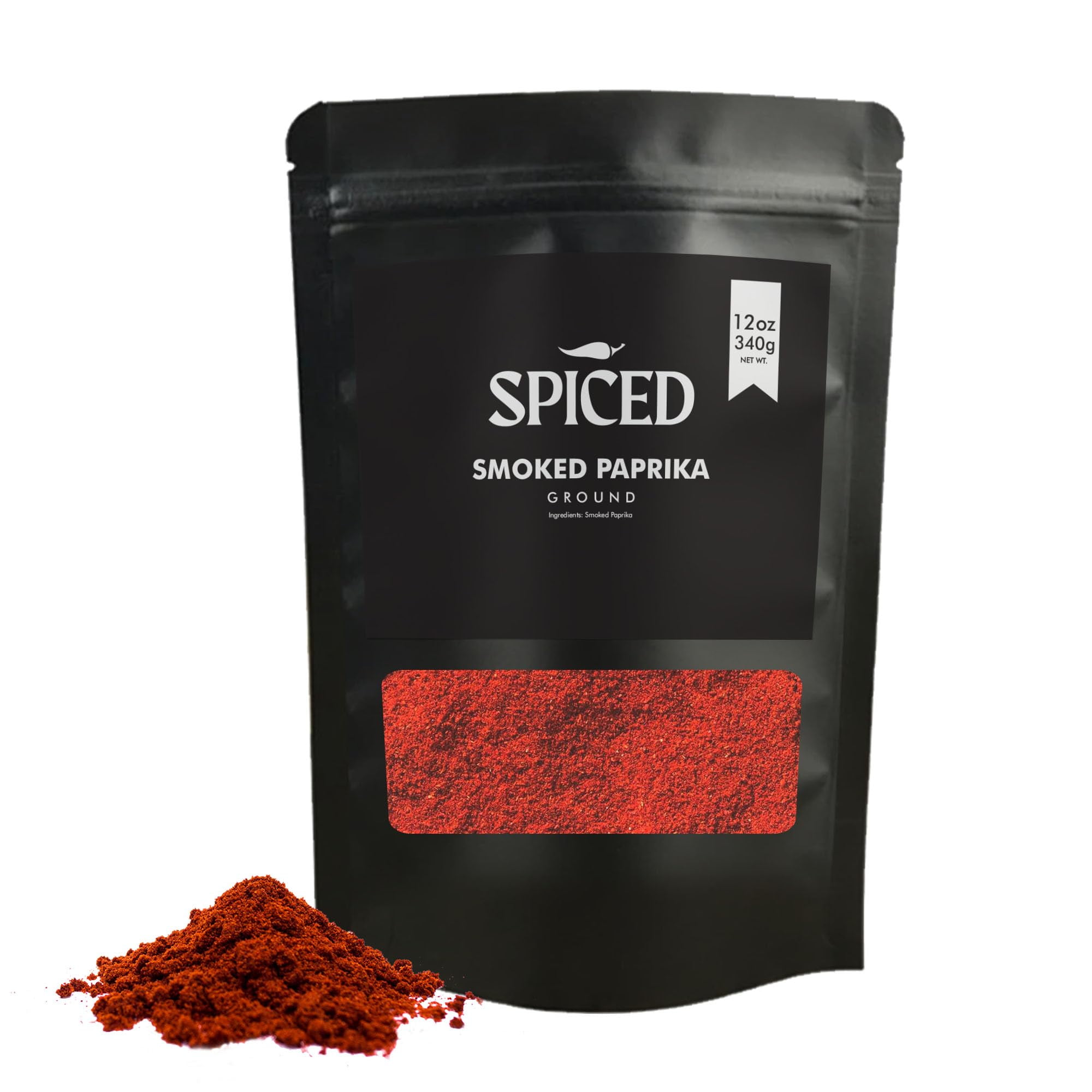 SPICED Ground Smoked Paprika, STF9 12oz of Smoked Paprika Powder Spice ...