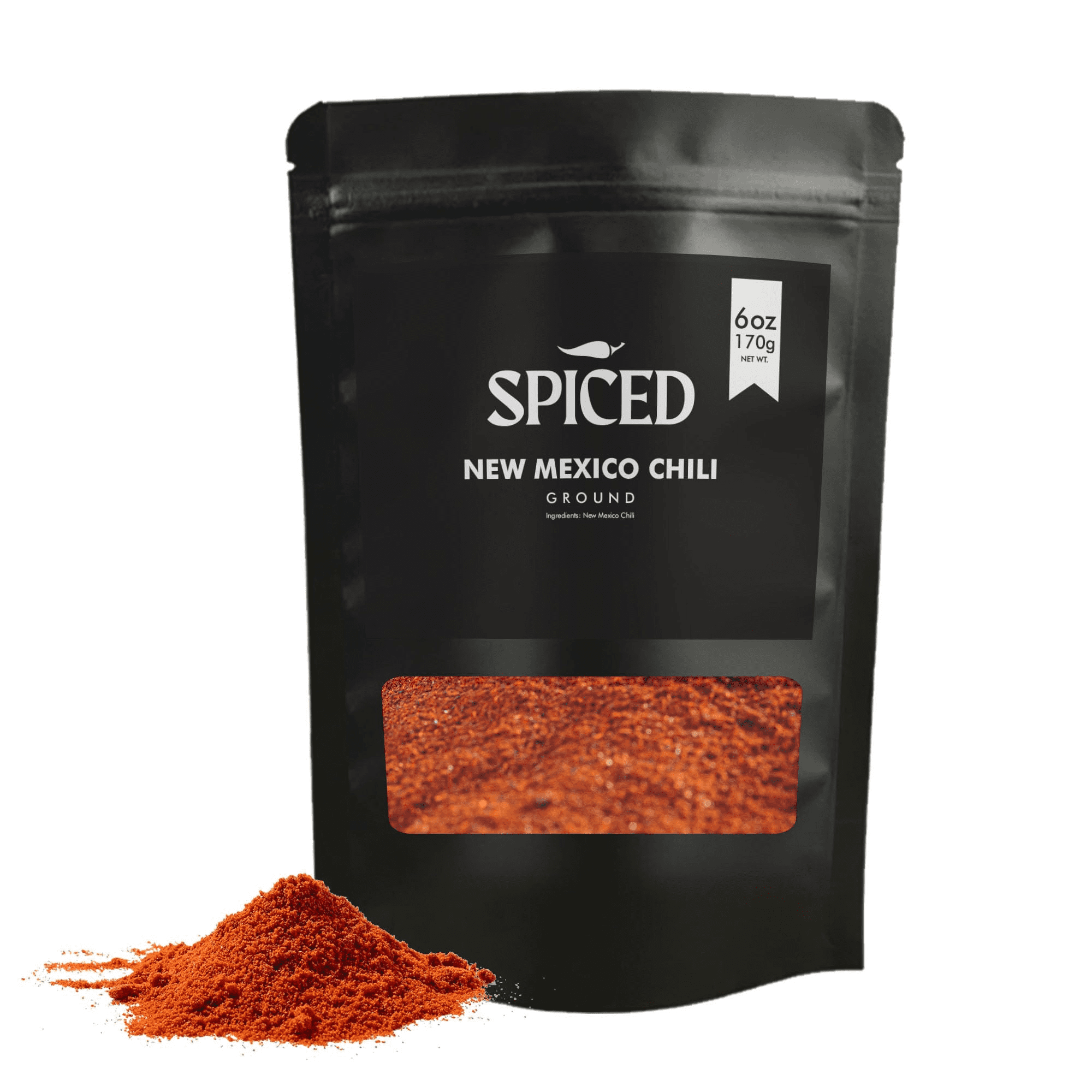 SPICED New Mexico Chili Powder, 6 Oz of New Mexico Chili in Closable ...