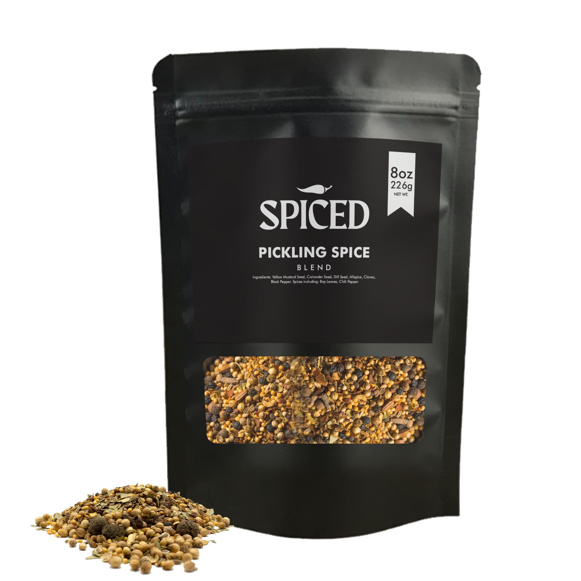 Spiced 8oz Pickling Spice Blend, Mixture for Pickling Cucumbers ...