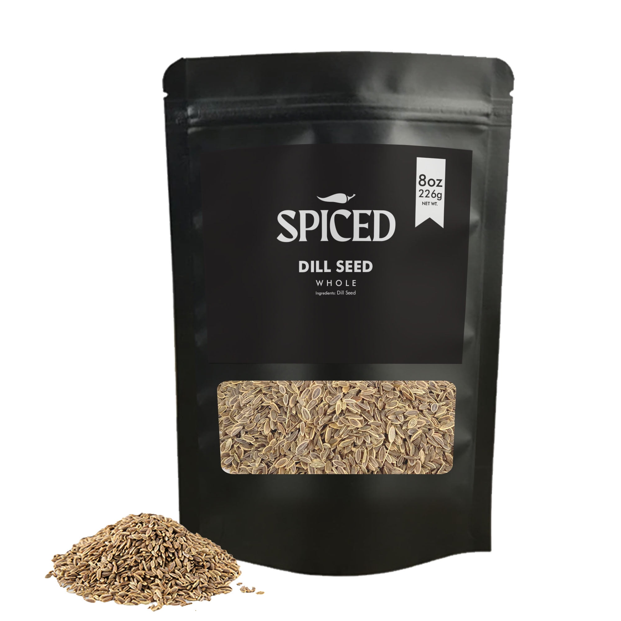 SPICED Whole Dill Seeds 8 Oz. Bag of Gourmet Dill Seed for Pickling ...