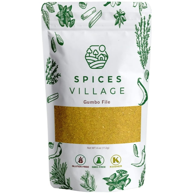 SPICES VILLAGE Gumbo File YYF14 [ 4 oz ] - Gumbo File Powder, Ground ...