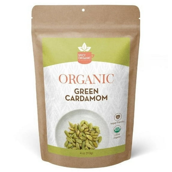 SPICY ORGANIC Green Cardamom Pods 5 LBS. - Certified USDA Organic -Whole Cardamom Spice (Hari ...