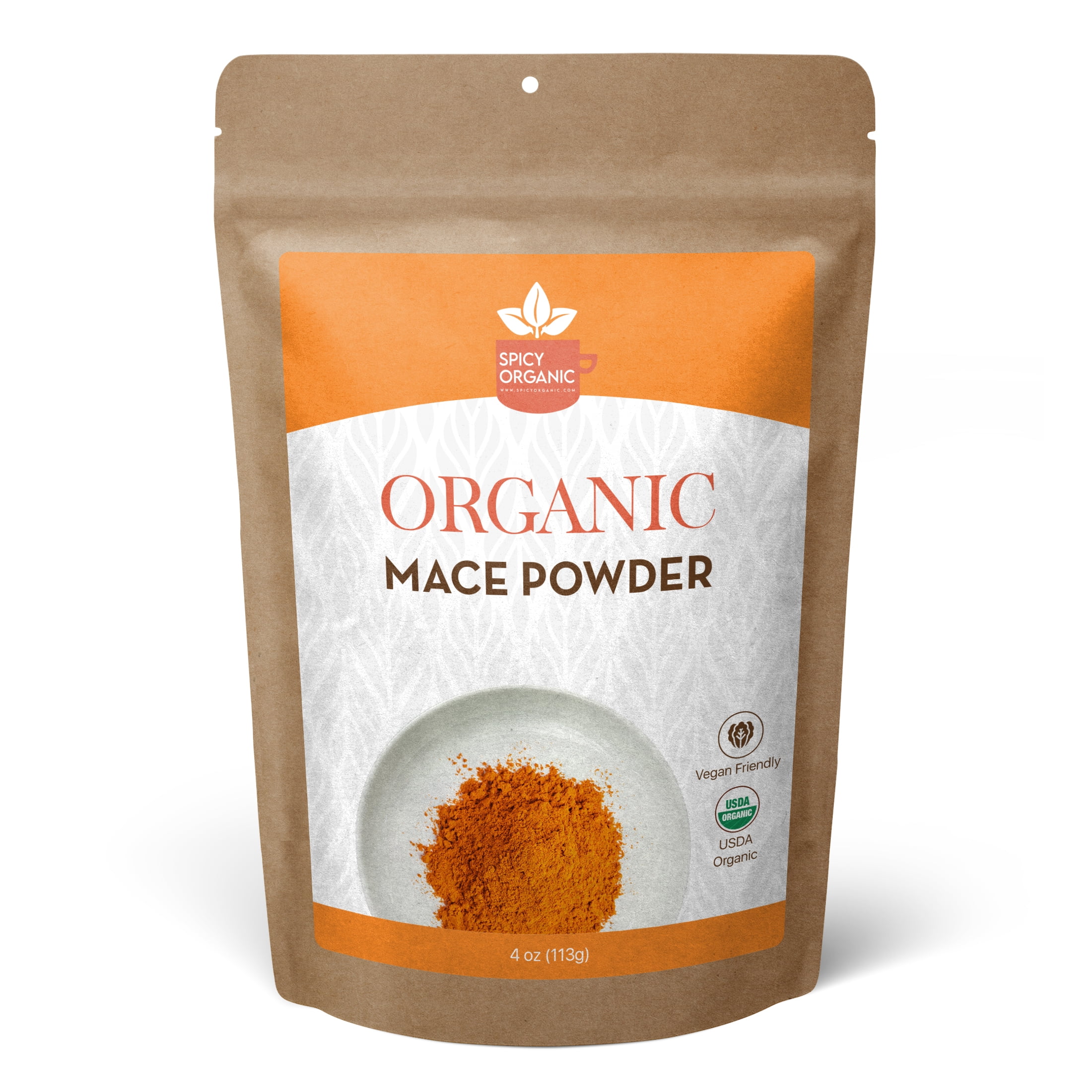 SPICY ORGANIC Ground Mace - 100% Pure USDA Organic -Non-GMO Mace Spice ...