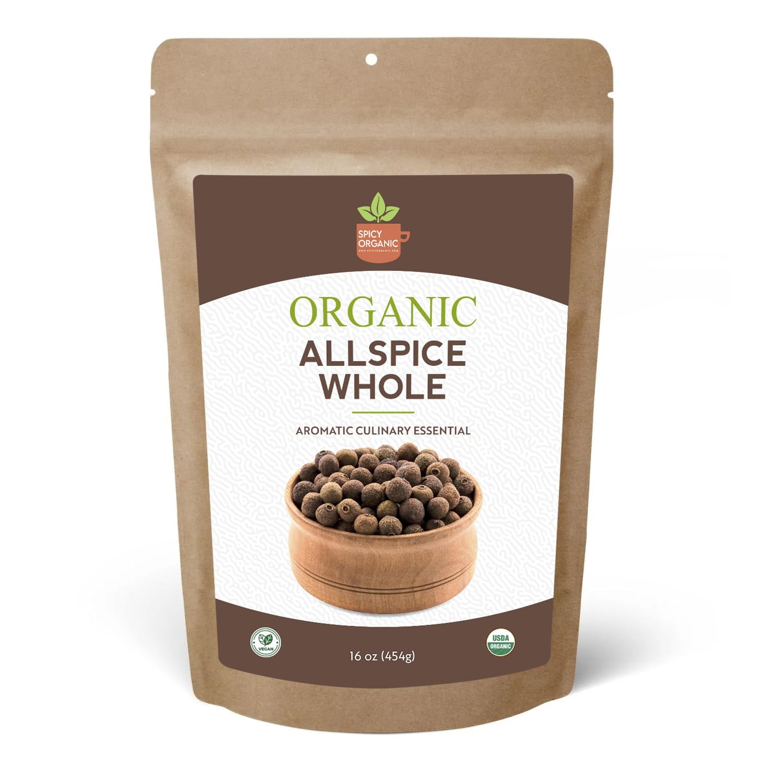 SPICY ORGANIC PureTRDN Organic Allspice Berries Whole 16 oz ...