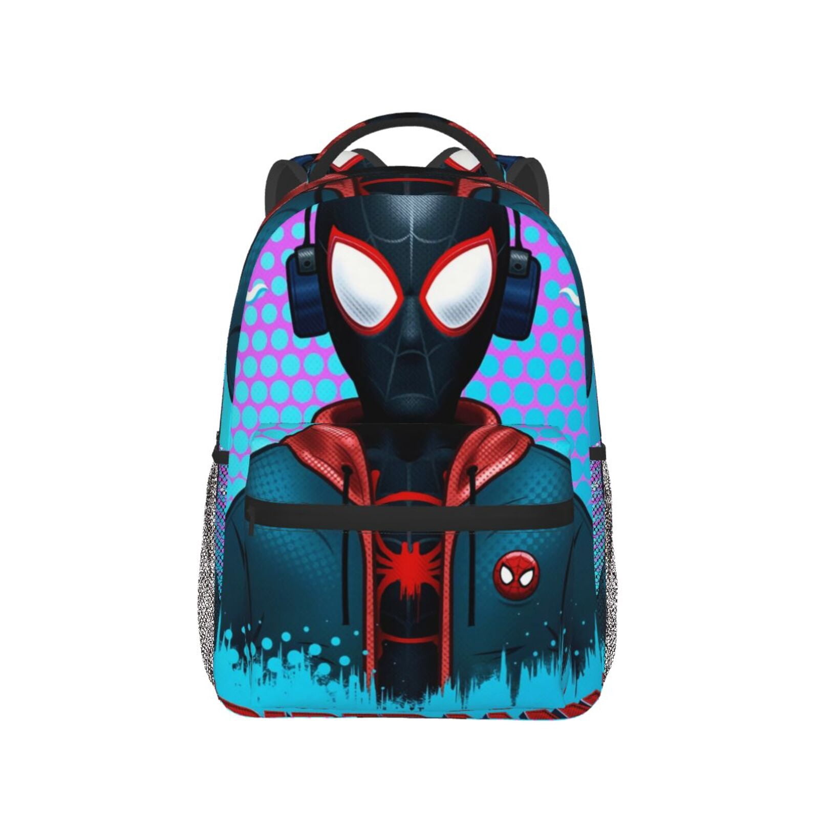 SPIDER-MAN INTO THE SPIDER-VERSE Backpack,Polyester Travel Backpack for ...