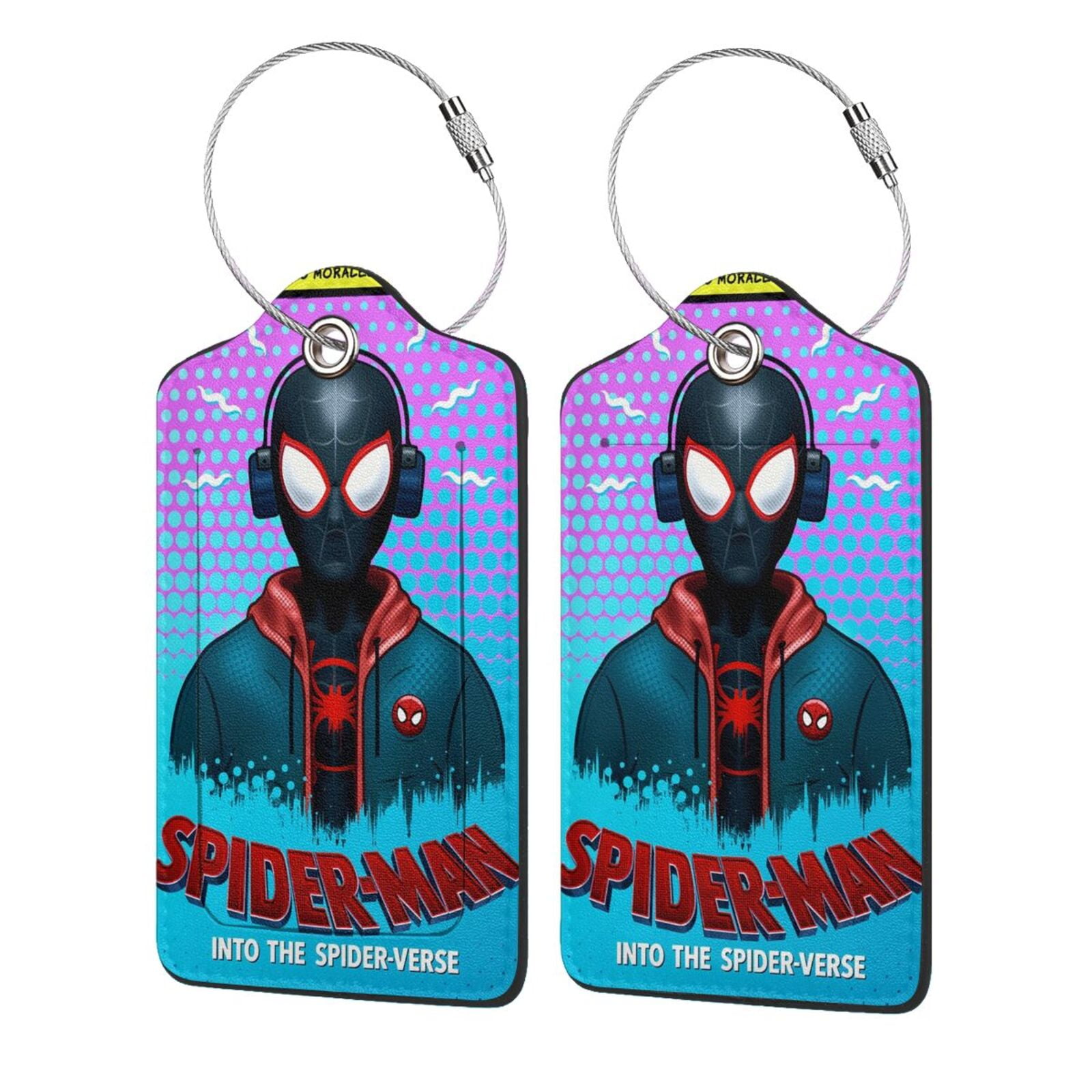 SPIDER-MAN INTO THE SPIDER-VERSE Luggage Tags for Suitcases Travel ID ...