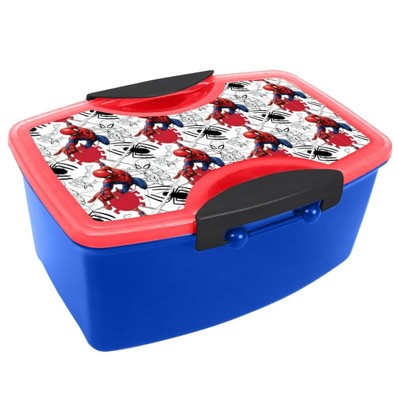 SPIDER MAN LUNCH BOX WITH TRAY 1100ML - Walmart.com