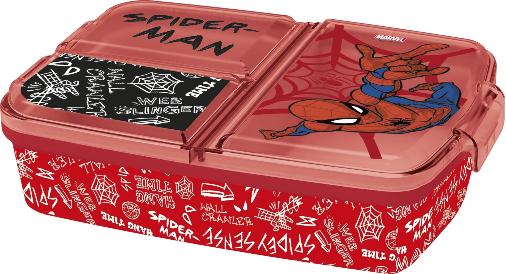 SPIDER-MAN MULTI COMPARTMENT LUNCH BOX - Walmart.com