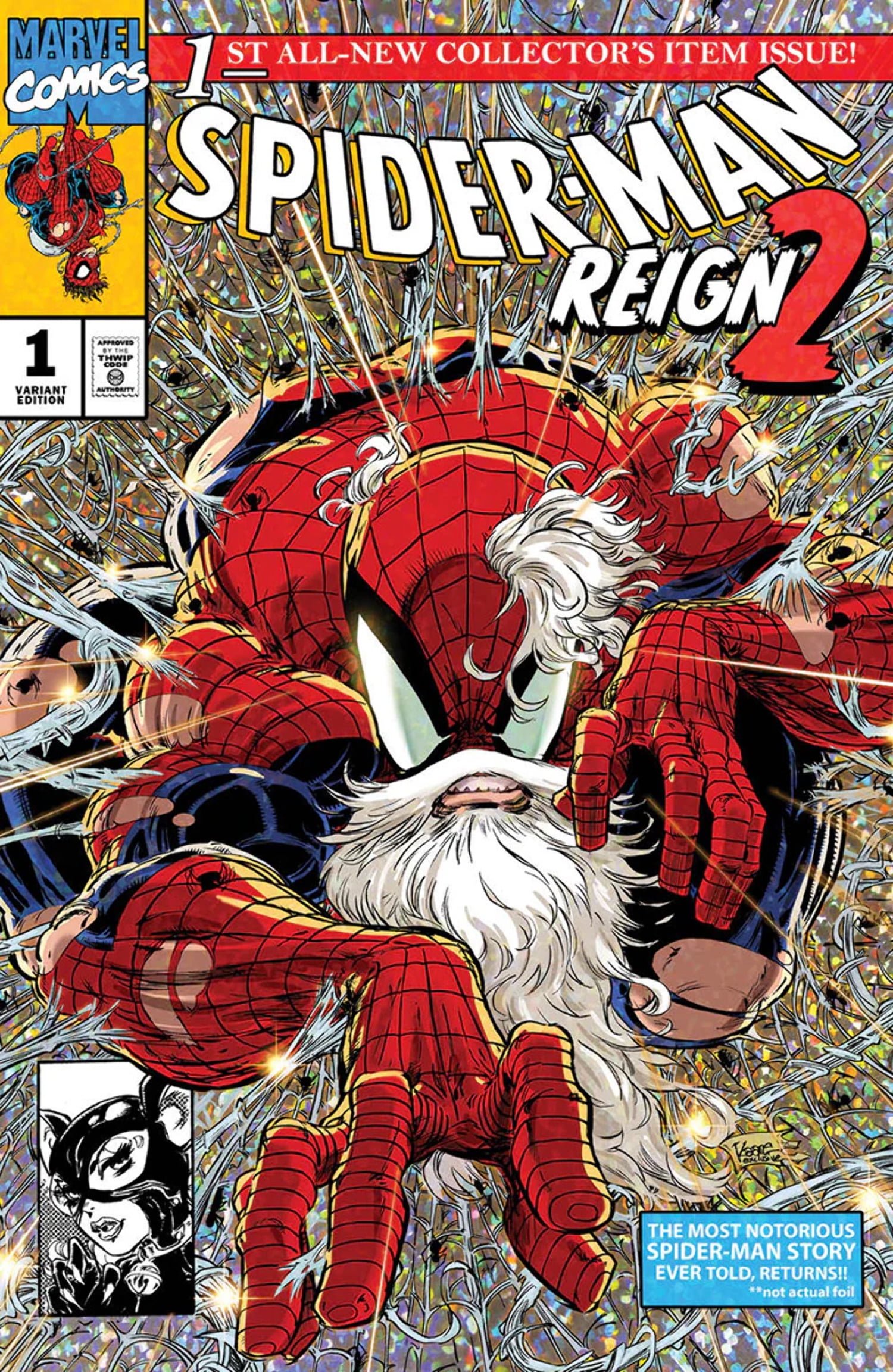 SPIDER-MAN: REIGN 2 #1 KAARE ANDREWS SDCC 2024 EXCLUSIVE WHITE BEARD ...