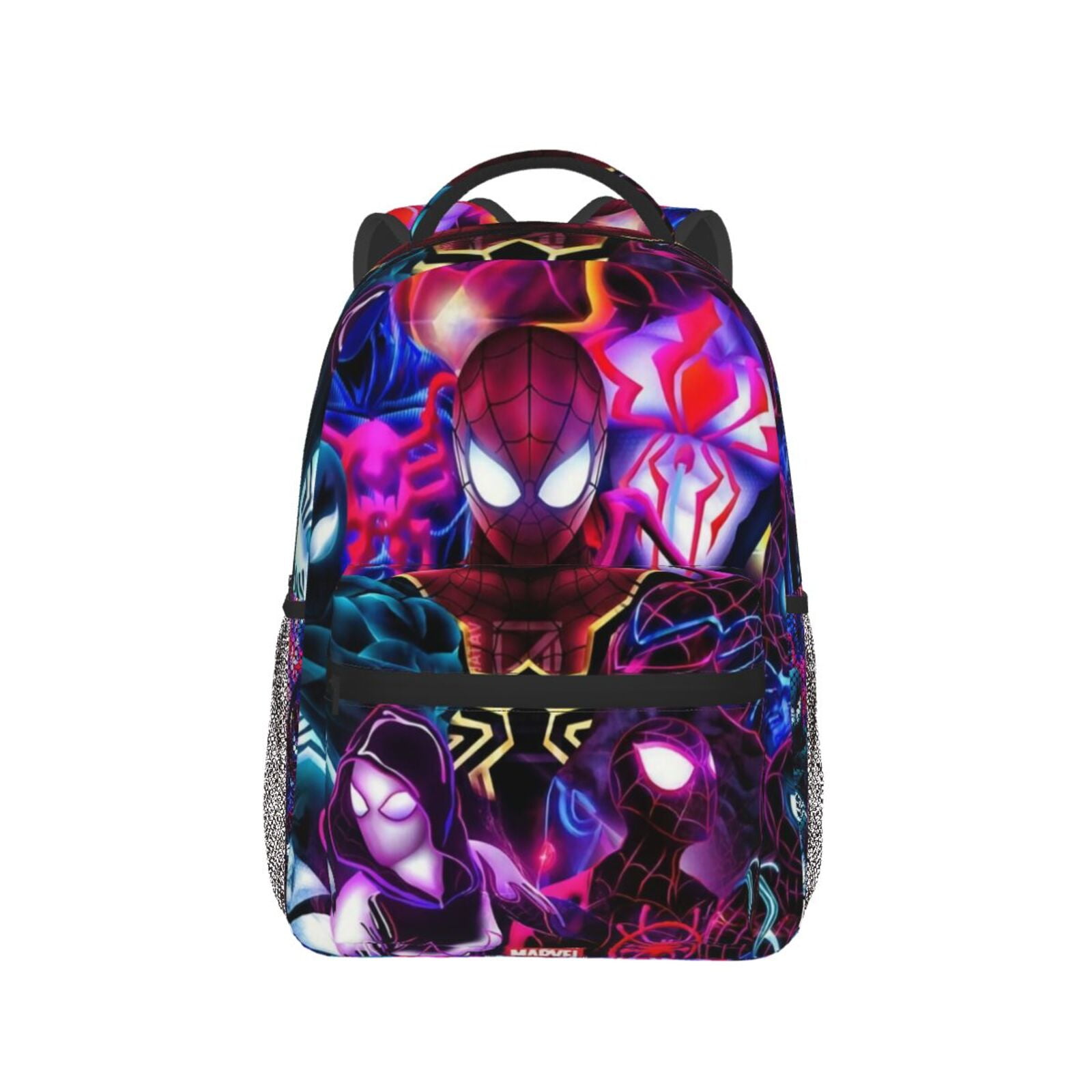 SPIDER-MAN SPIDERVERSE Backpack,Polyester Travel Backpack for Women Men ...