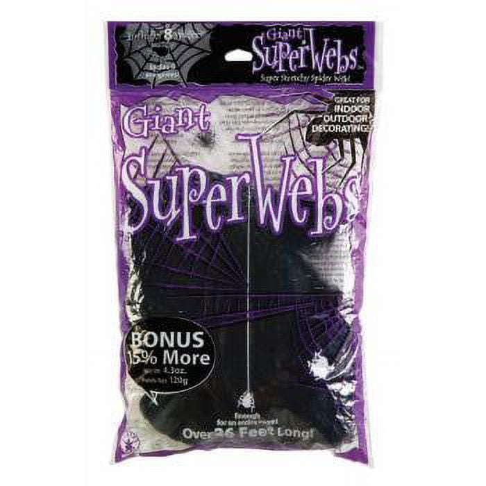 SPIDER WEBBING-BLACK 60 gram 12 PACK - Walmart.com