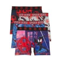 Spider-Man Boys Across the Spider-Verse Boxer Briefs, 4-Pack, Sizes XS ...