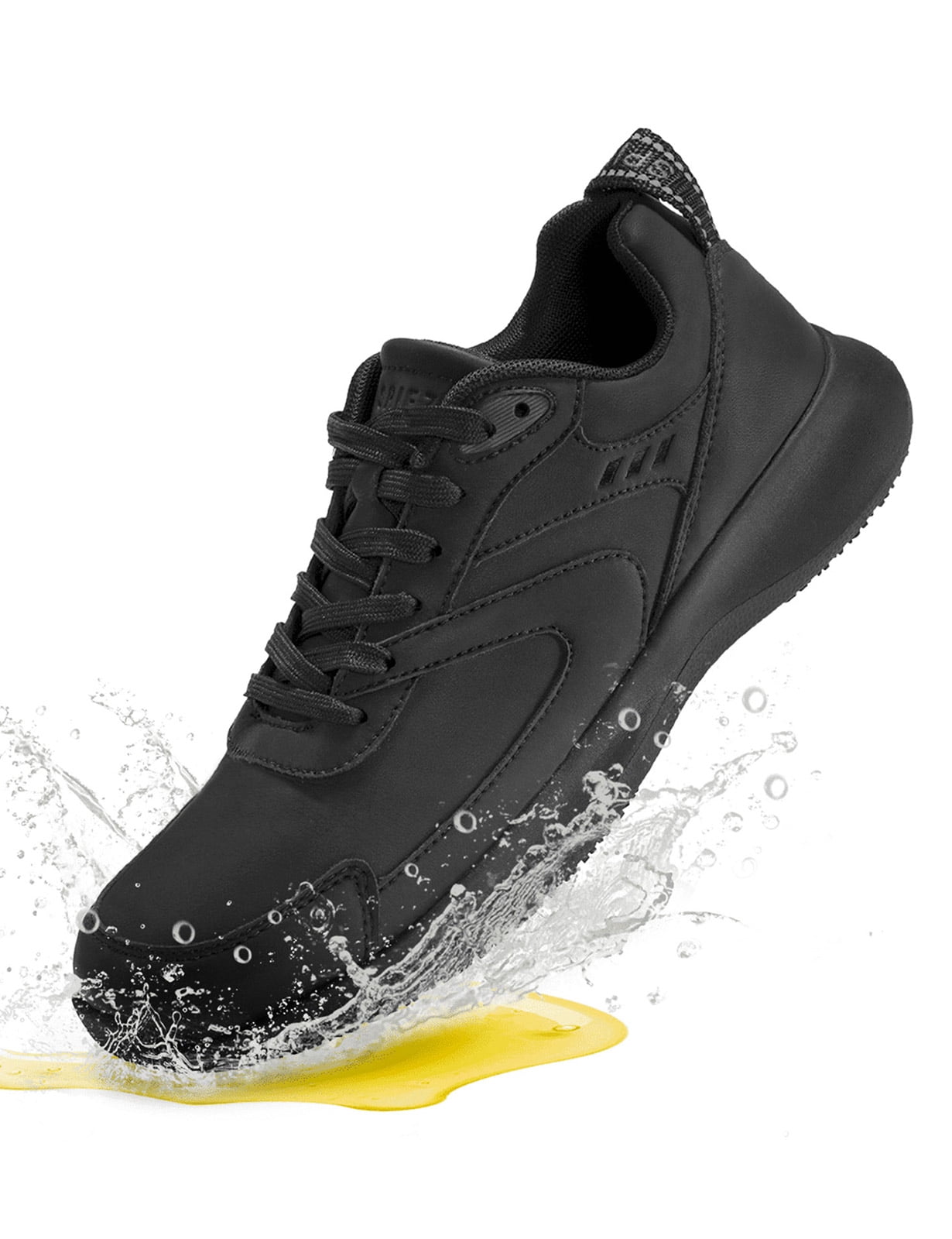 SPIEZ Men's Slip Resistant Work Shoes, Waterproof, Lightweight ...