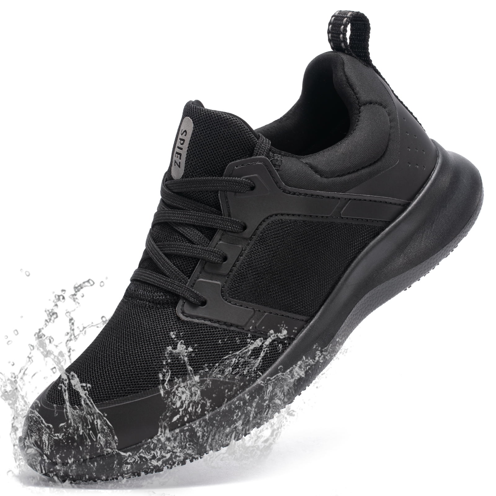 SPIEZ Women's Slip Resistant Waterproof Lightweight Work Shoes, Non ...