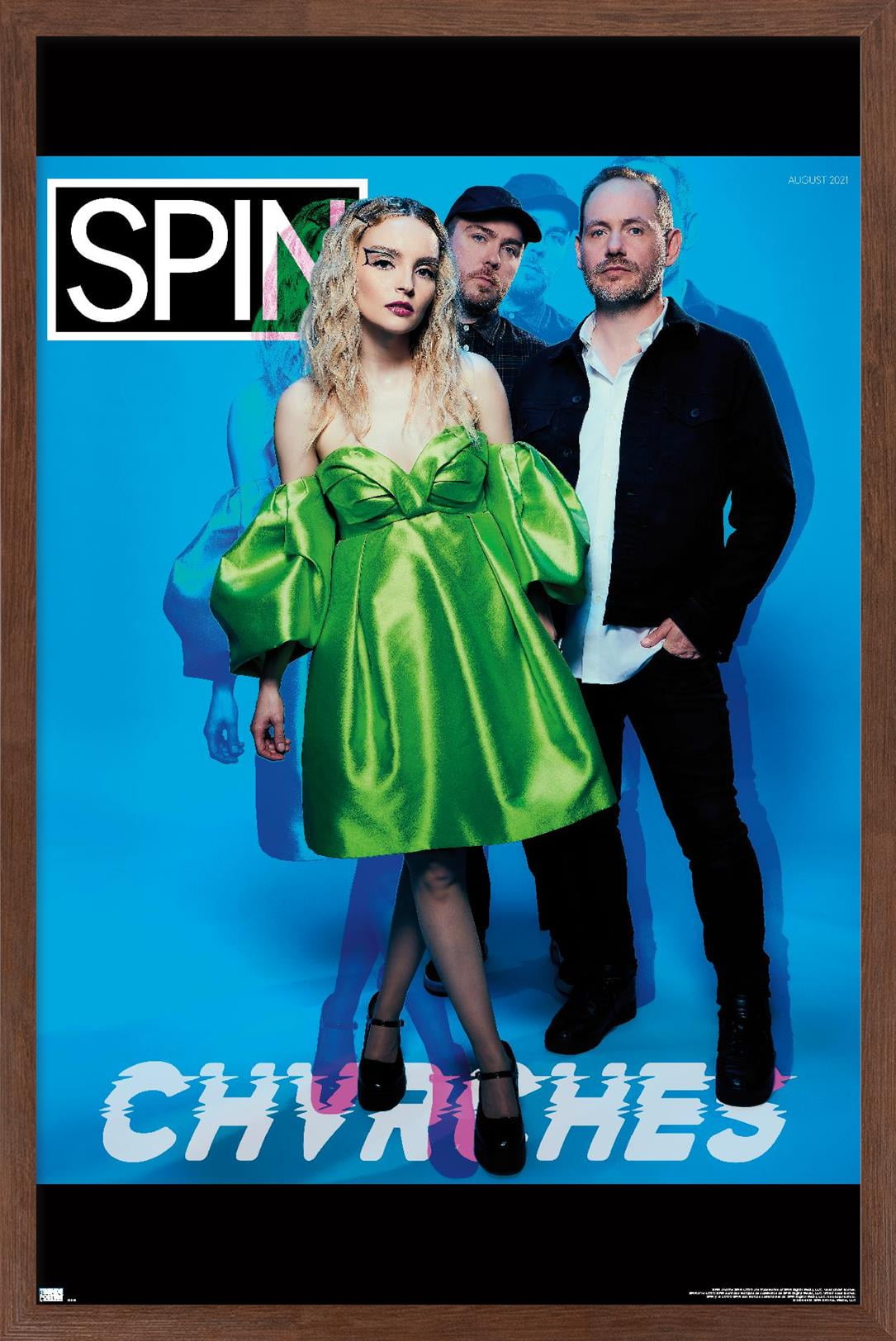 SPIN Magazine - CHVRCHES 21 Wall Poster, 22.375" x 34" Framed - Walmart.com