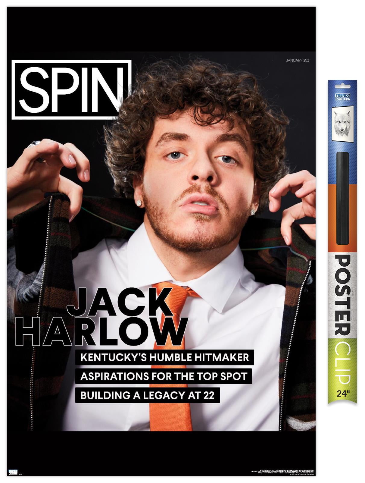 SPIN Magazine - Jack Harlow 21 Wall Poster, 22.375" x 34" - Walmart.com