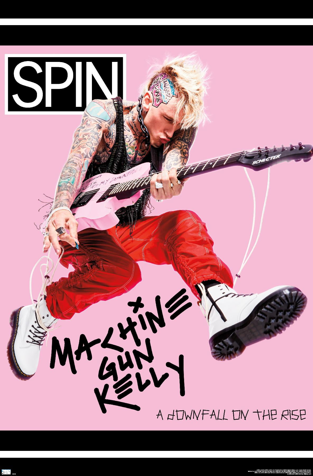 SPIN Magazine - Machine Gun Kelly 20 Wall Poster, 22.375" x 34 ...