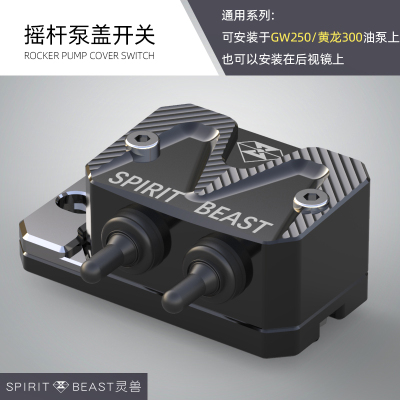 SPIRIT BEAST Motorcycle Headlight Switch Pump Cover Multi-Function ...