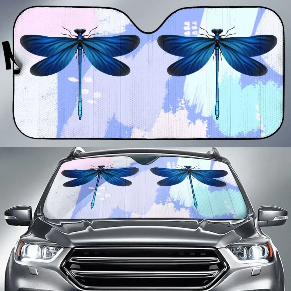 SPIRITUAL DRAGONFLY Universal Car Side Window Sun Shade Cute Windshield ...