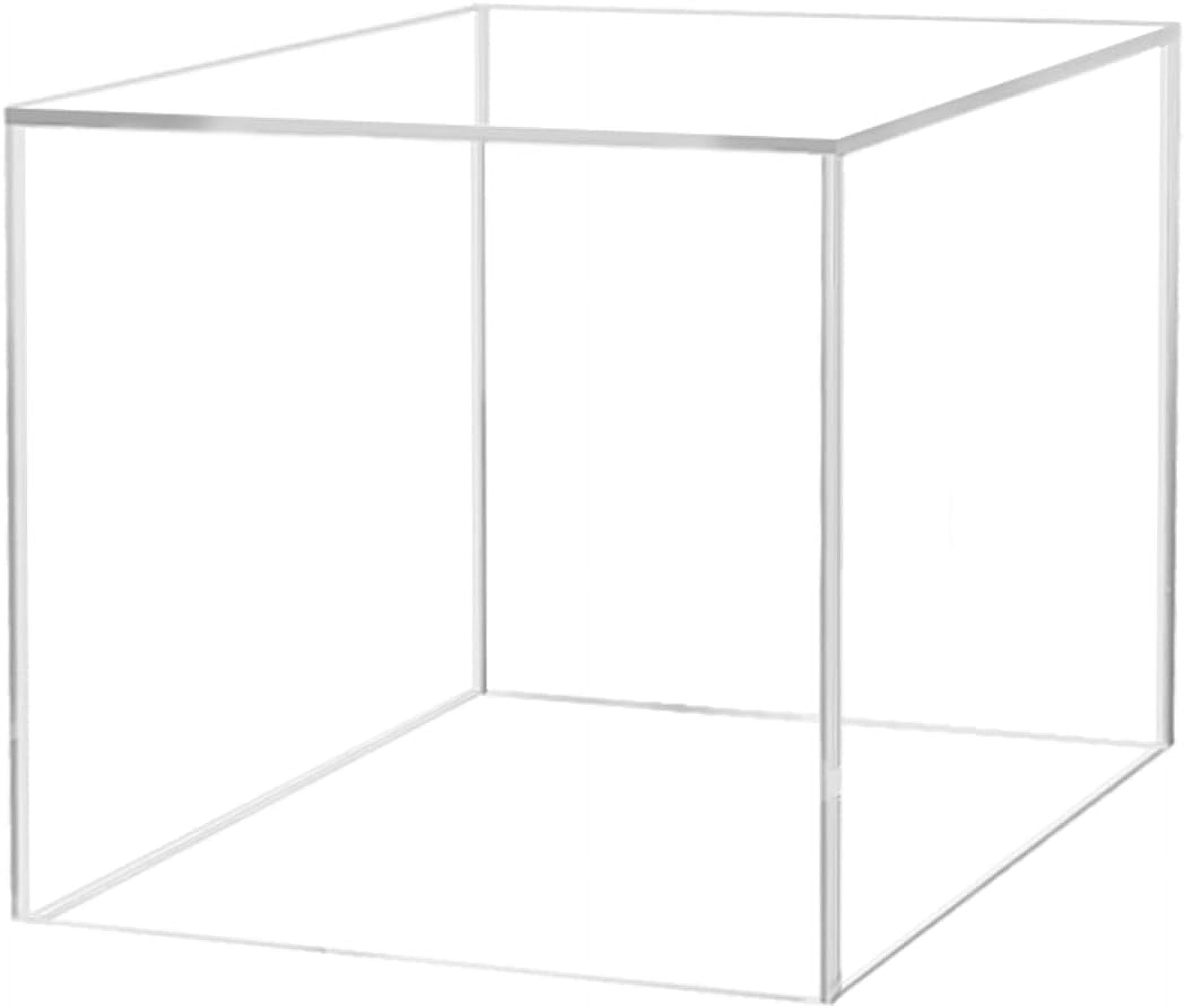 SPITEZ 10" Acrylic Display Riser Box with One Open Side No Lid ...