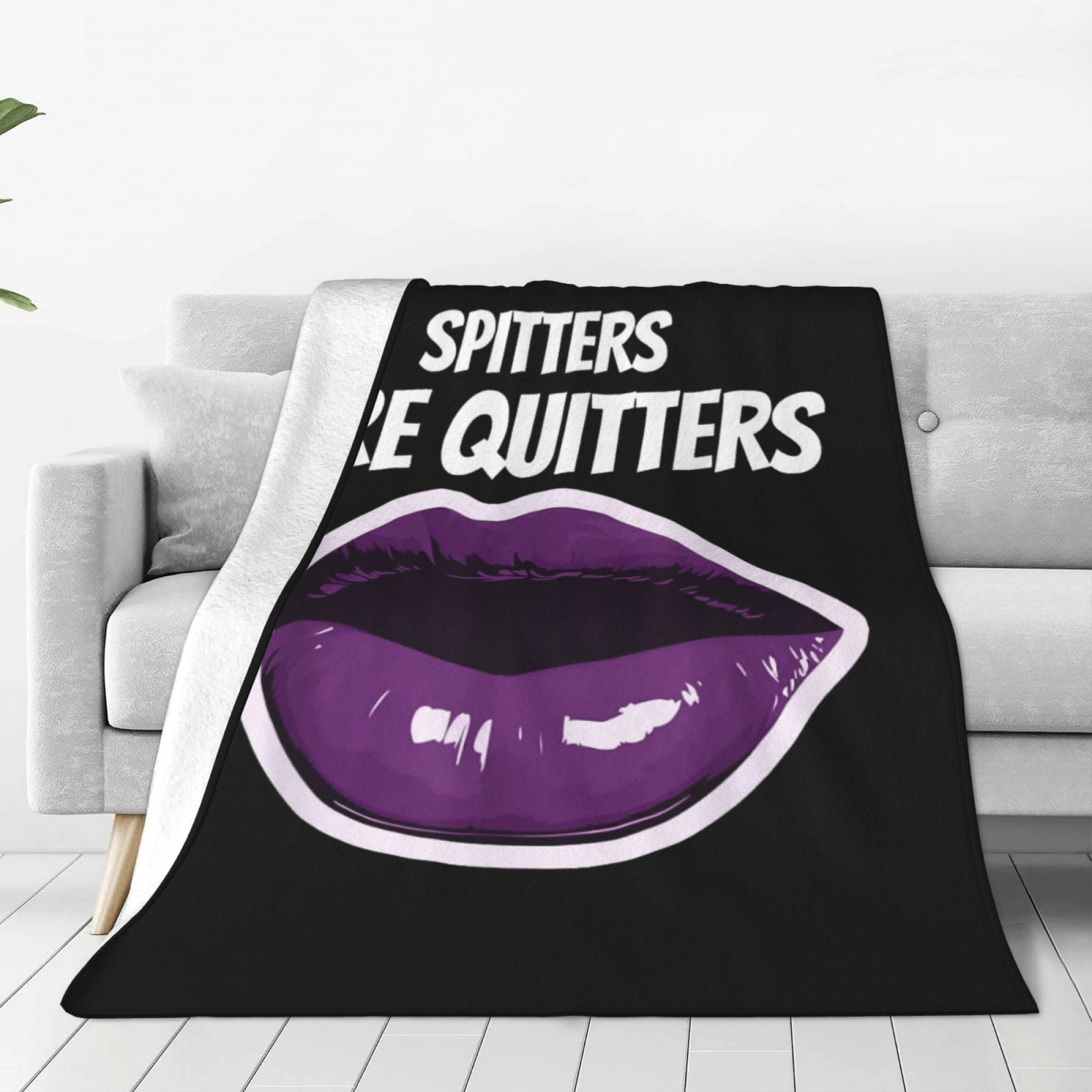 SPITTERS are Quitters Bed Blanket Fleece Throw Blankets Sofa Plush Soft ...