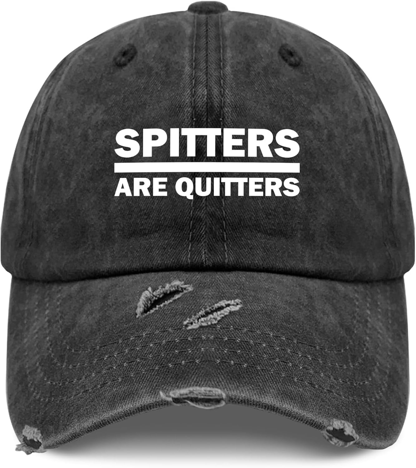SPITTERS are Quitters Hat for Men Baseball Hat - Walmart.com