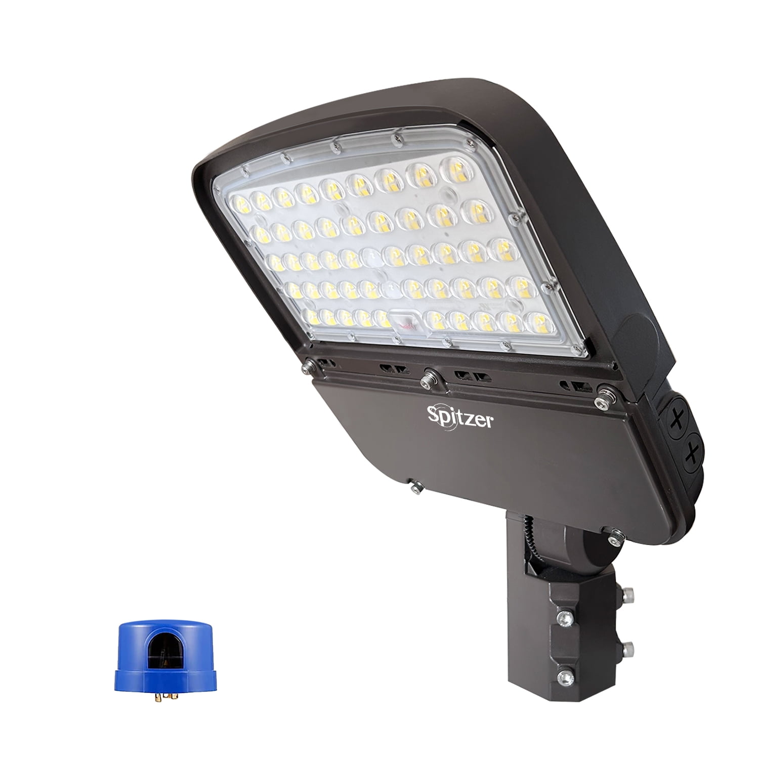 SPITZER 21000-Lumen 150-Watt Bronze Hardwired LED Outdoor Area Light ...