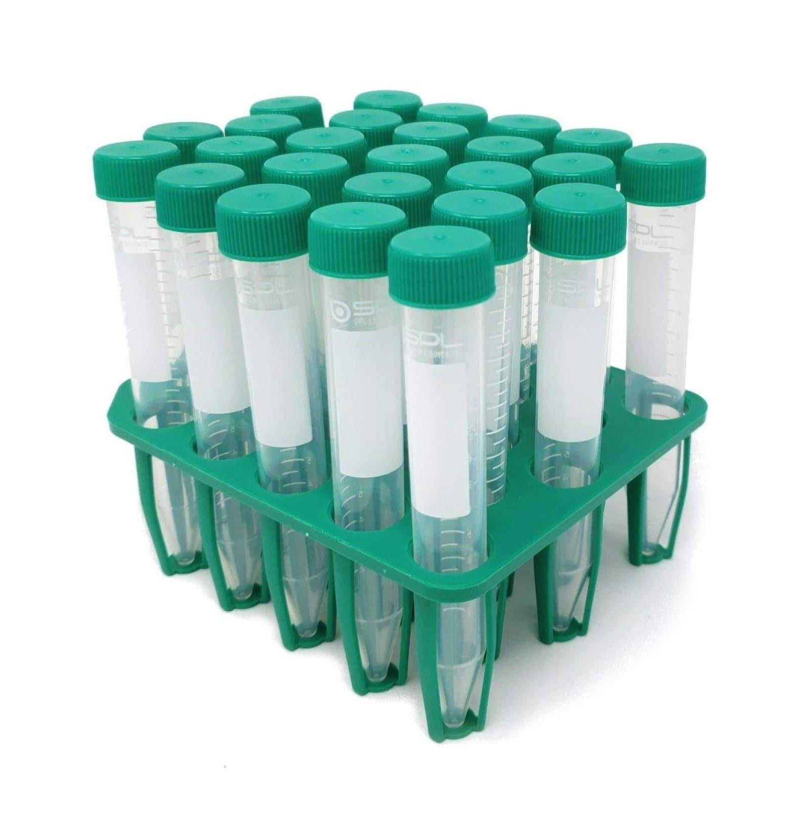SPL 15 ml Conical Centrifuge Tubes Sterilized with PP Racks,DNase/RNase ...