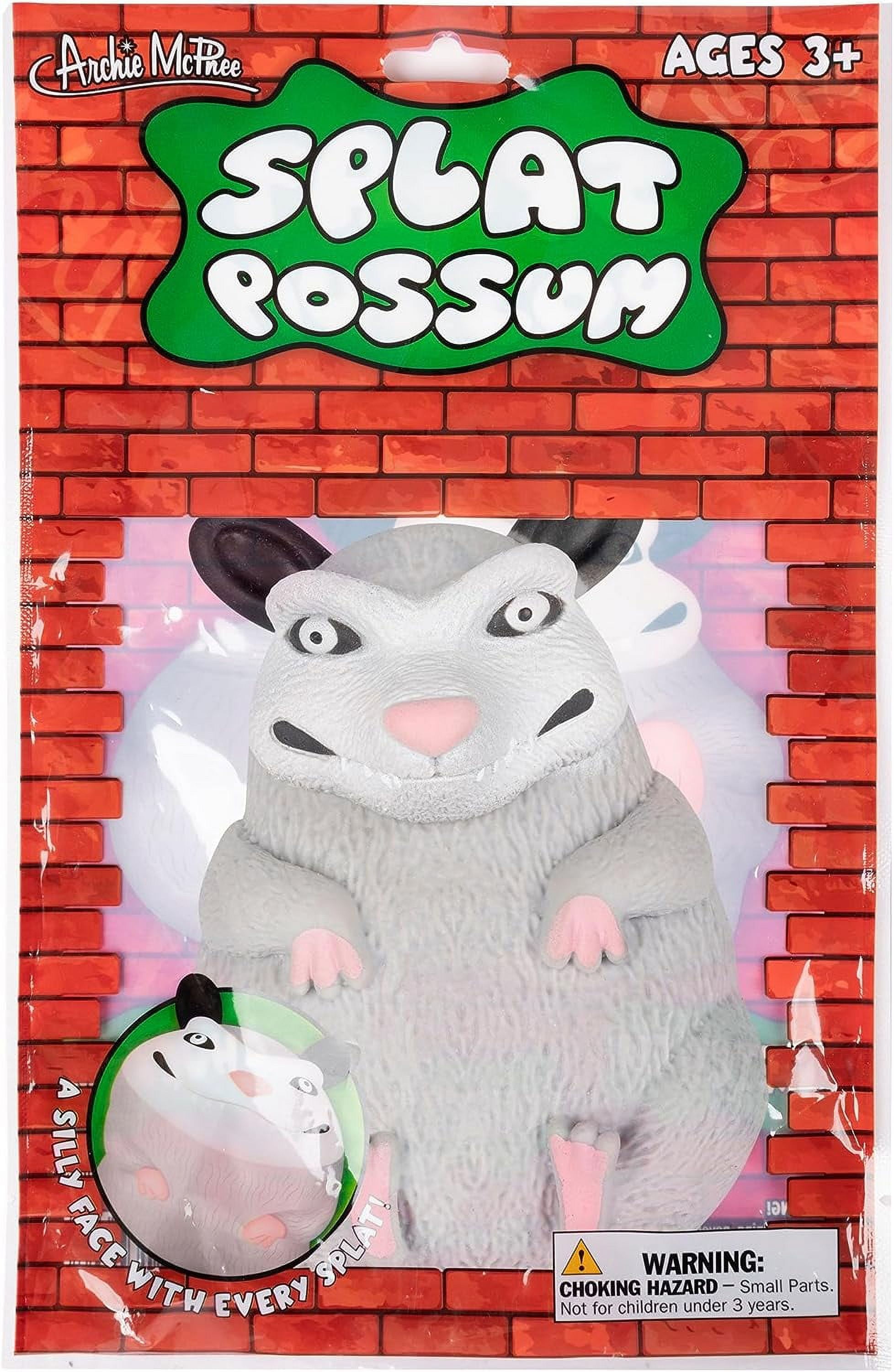 Splat Possum - Soft Toy Animal Squishy for Ages 3+ - Walmart.com