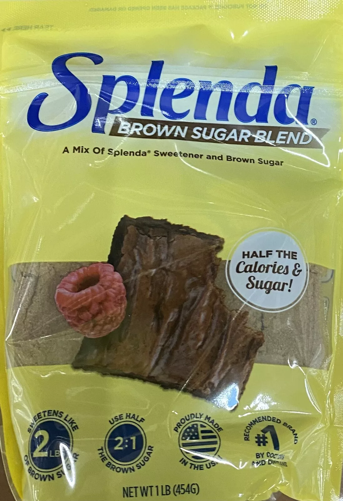 SPLENDA A Mix of Splenda Sweetener & Brown Sugar Blend 16 oz Bag ...